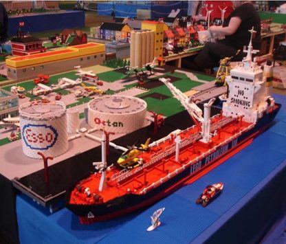 LEGO Oil Tanker in Dock | Lions Gate Models
